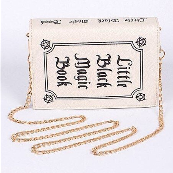 Unbranded | Bags | Little Black Magic Book Purse | Poshmark